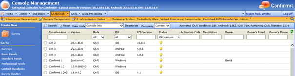 Console Management – CAPI